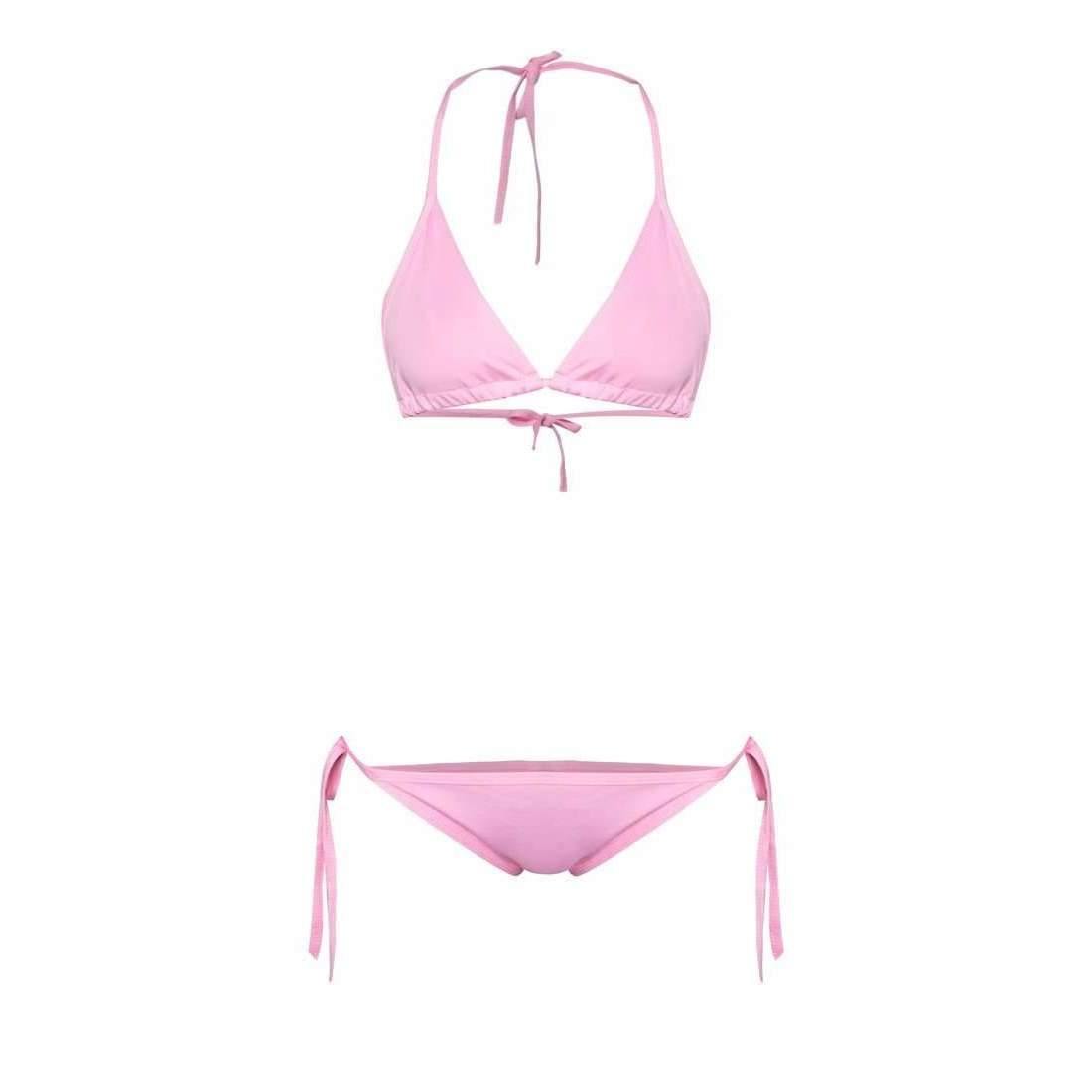 Basic Triangle String Bikini Set in Pink – Pink N' Proper